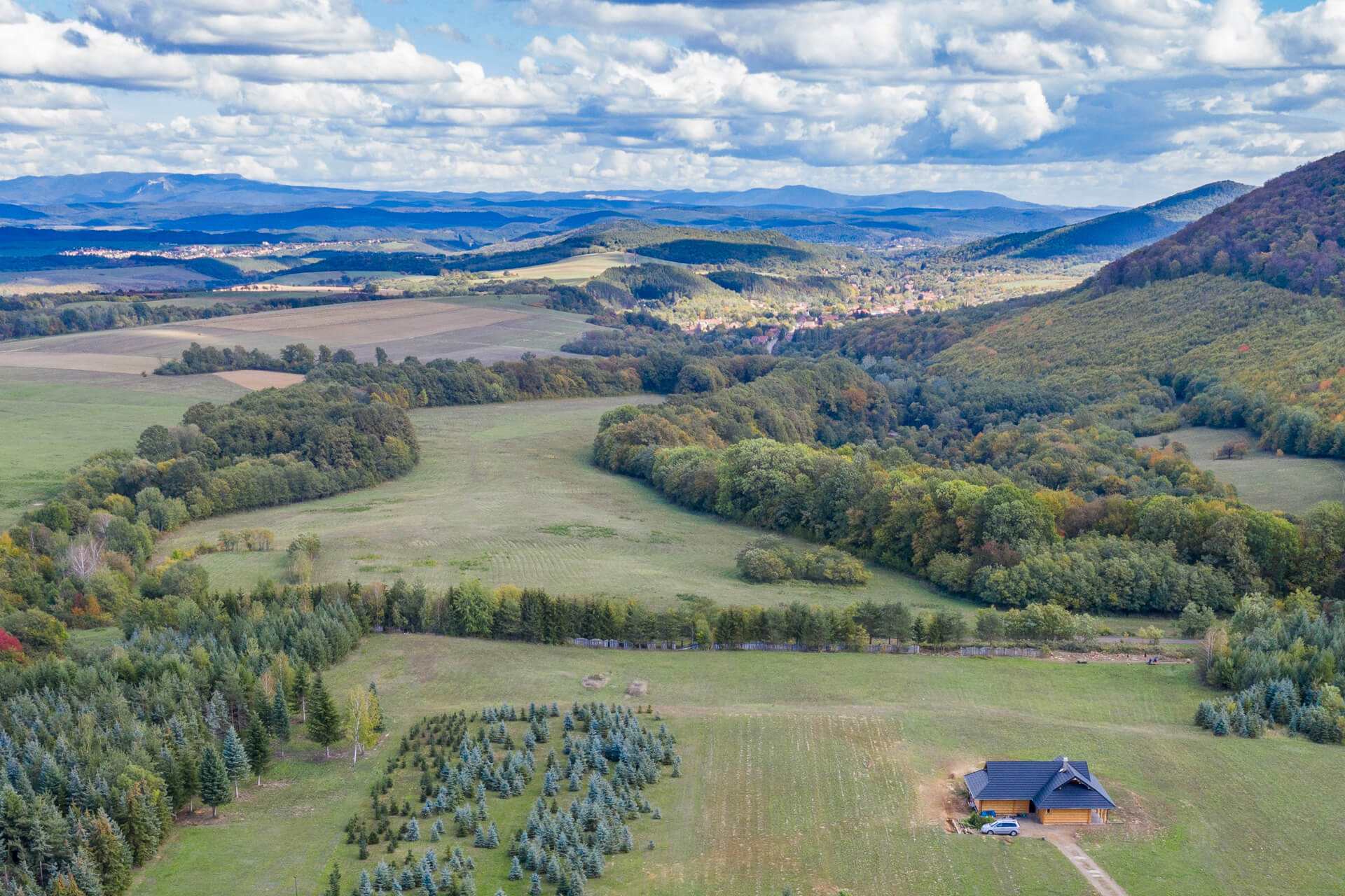 A ház és környezete - Hanga Prémium Rönkház